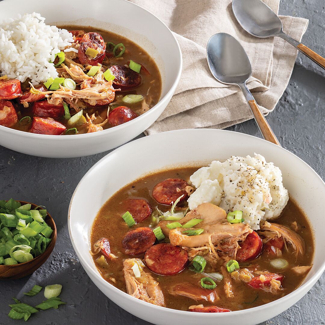 Chicken and Sausage Gumbo - Southern Cast Iron